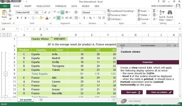 Course: Microsoft Excel 2013 Course E-learning Intermediate & Expert ...